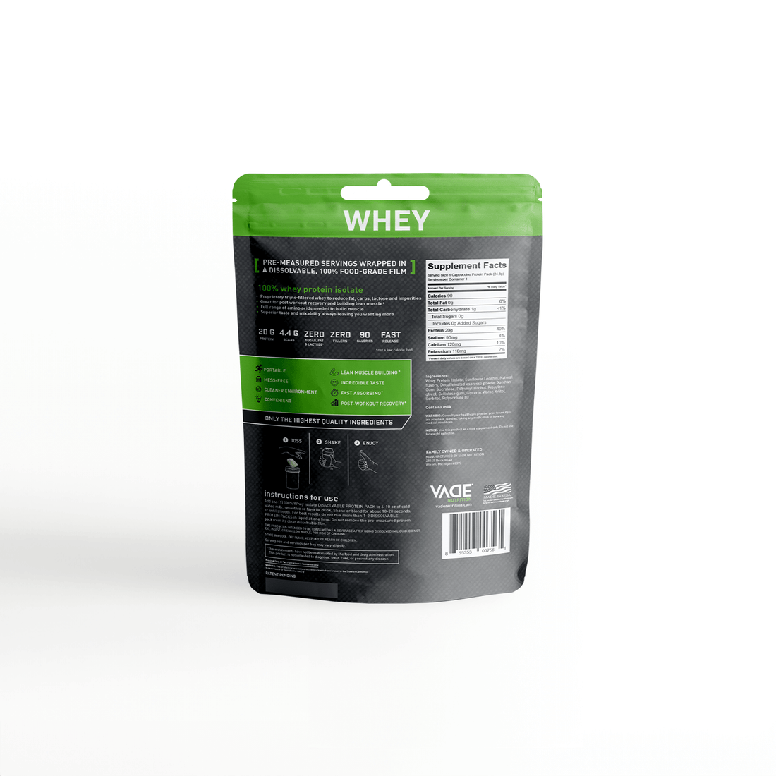 Protein, Pre-workout, Collagen & Meal Replacement | VADE Nutrition